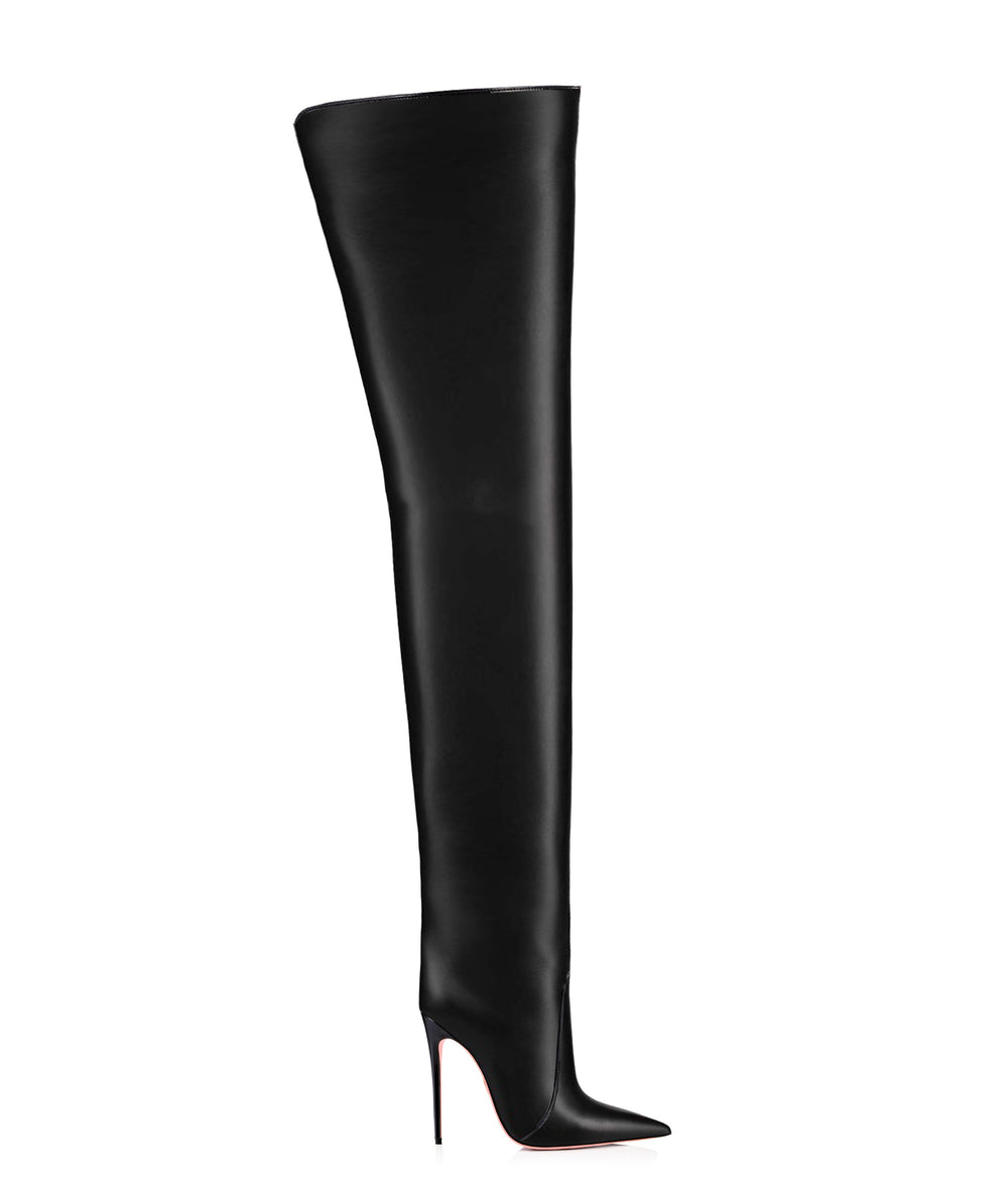 Luxury Thigh High Boots | Custom Made Designer Boots - Charlotte Luxury